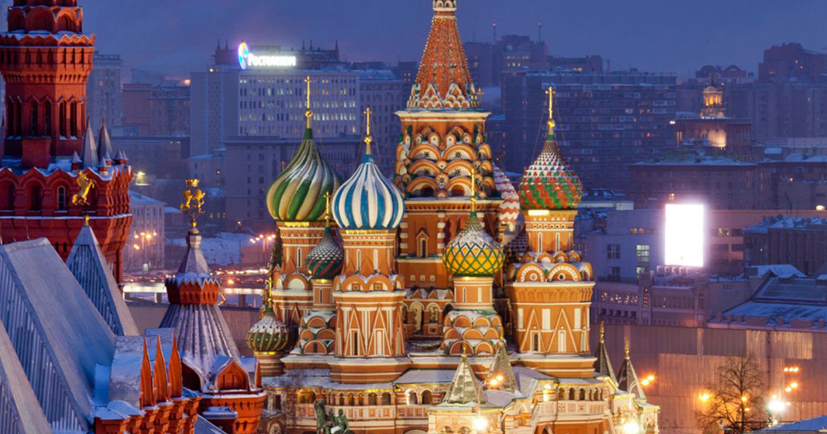 Transportation map & tourist map of Moscow (Russia)